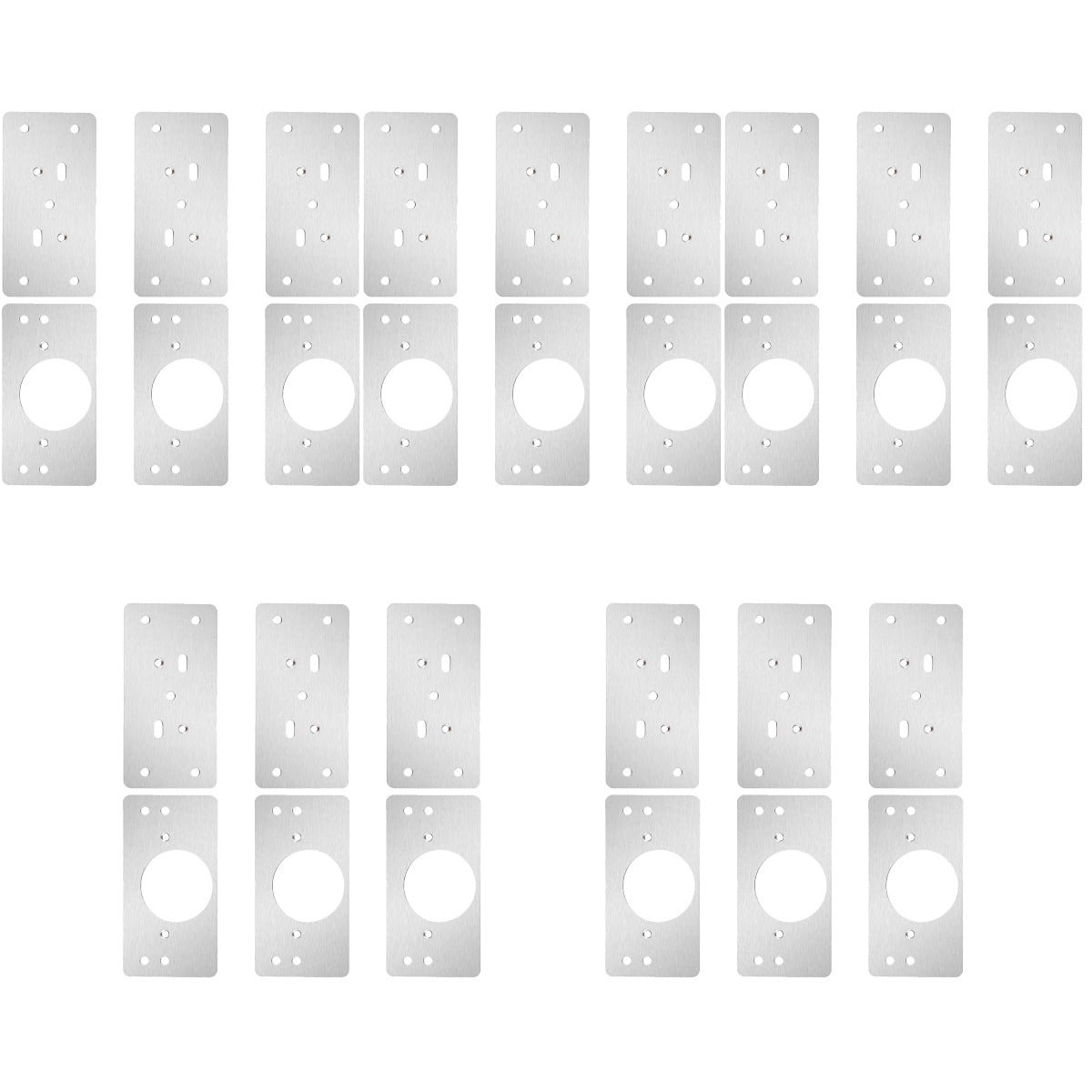 HOMEMAXS 15 Sets Mending Plate Hinge Repair Plate Door Reinforcement ...
