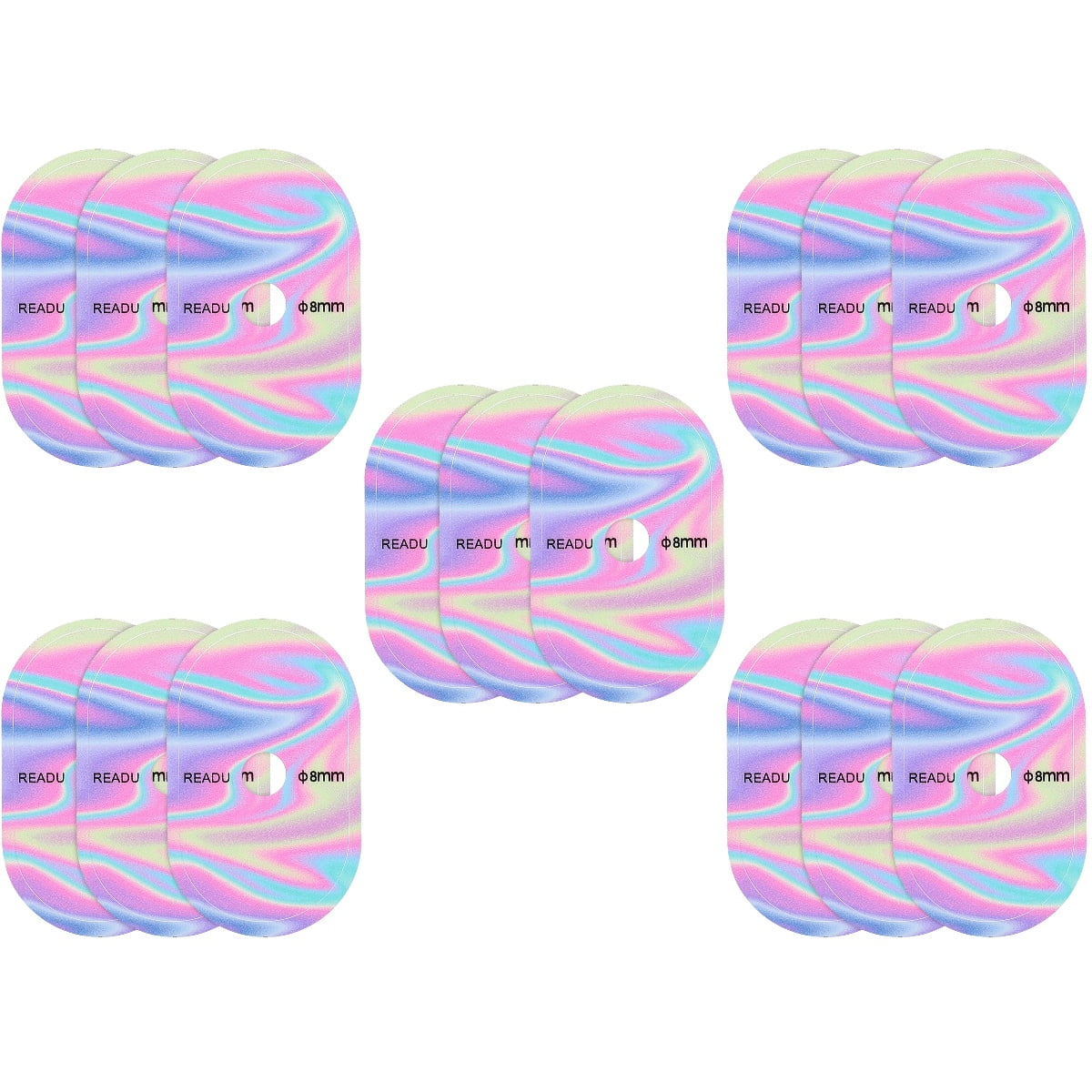 15 Sheets Air Nozzle Washer Mountain Bike Stickers Protection Sticker ...