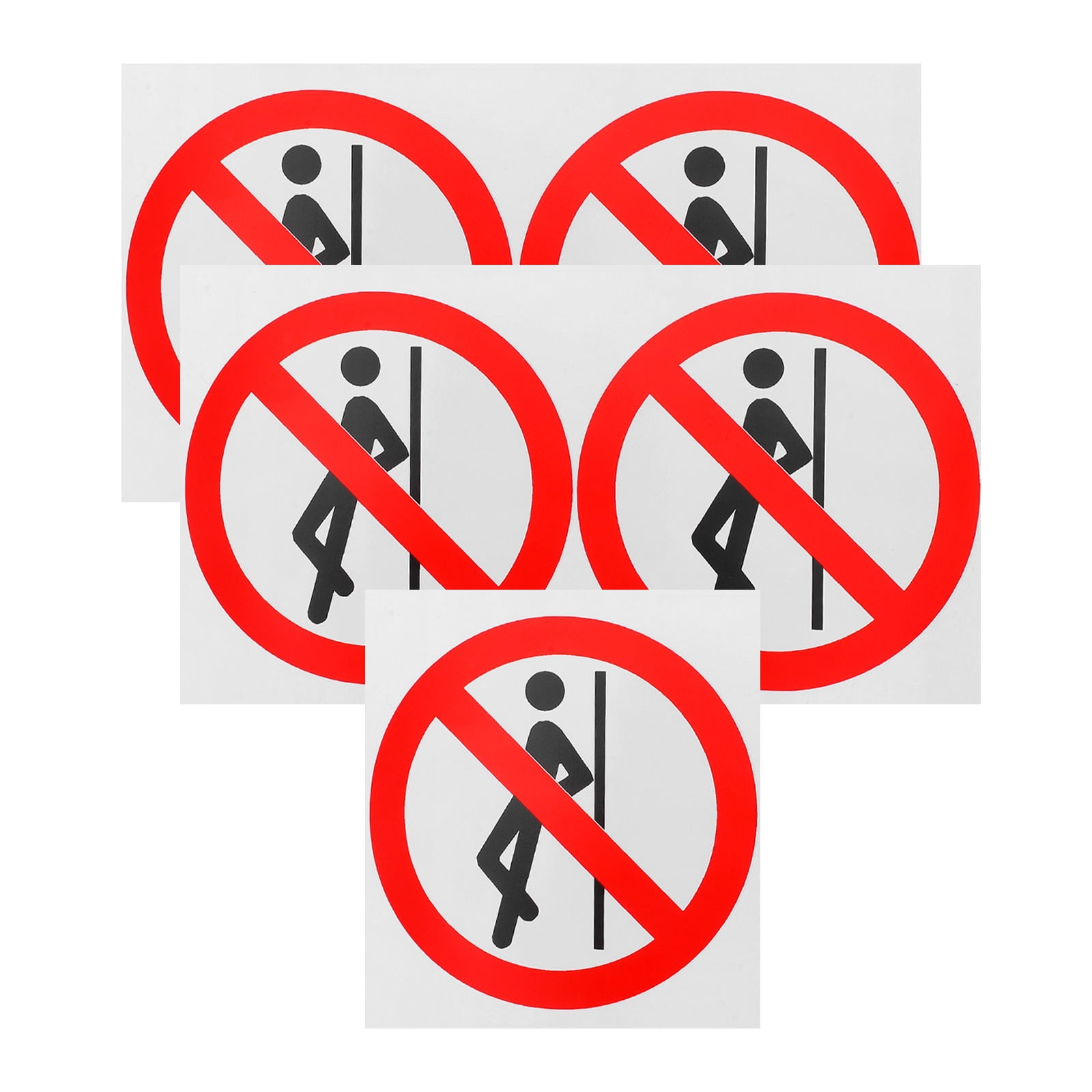 HOMEMAXS 15 pcs Do Not Leaning On Sign Stickers No Leaning Sign Decals ...