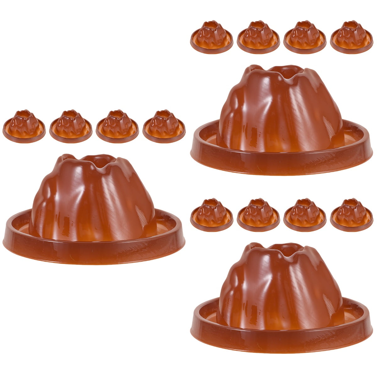 HOMEMAXS 15 pcs Experiment Volcano Models Volcano Eruptions Base Prop ...