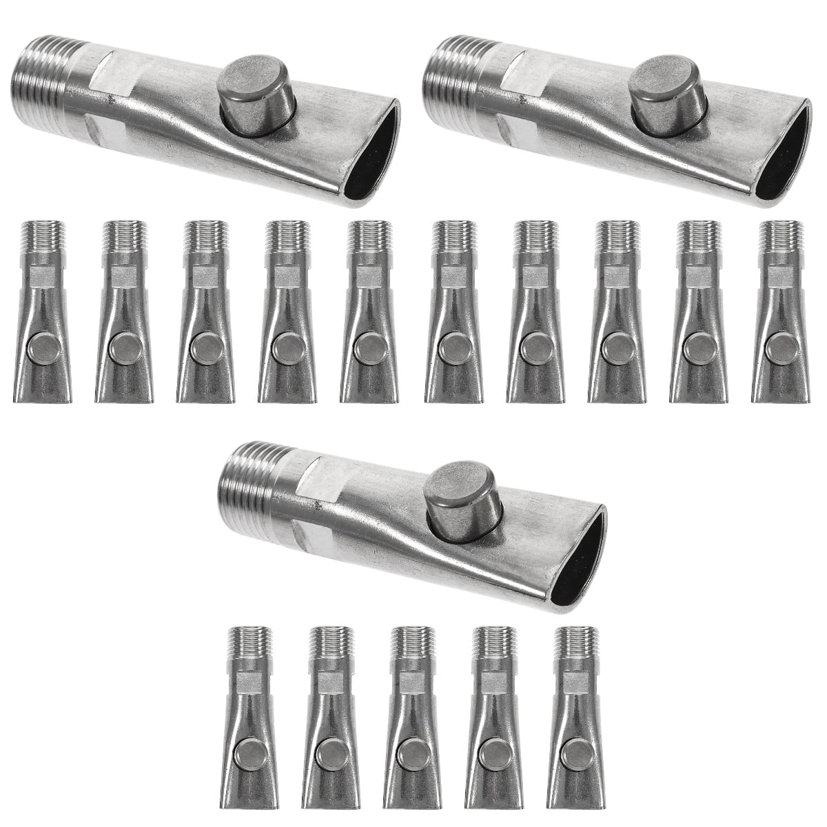 HOMEMAXS 15 pcs Piglets Waterer Stainless Steel Pig Feeders Livestock ...