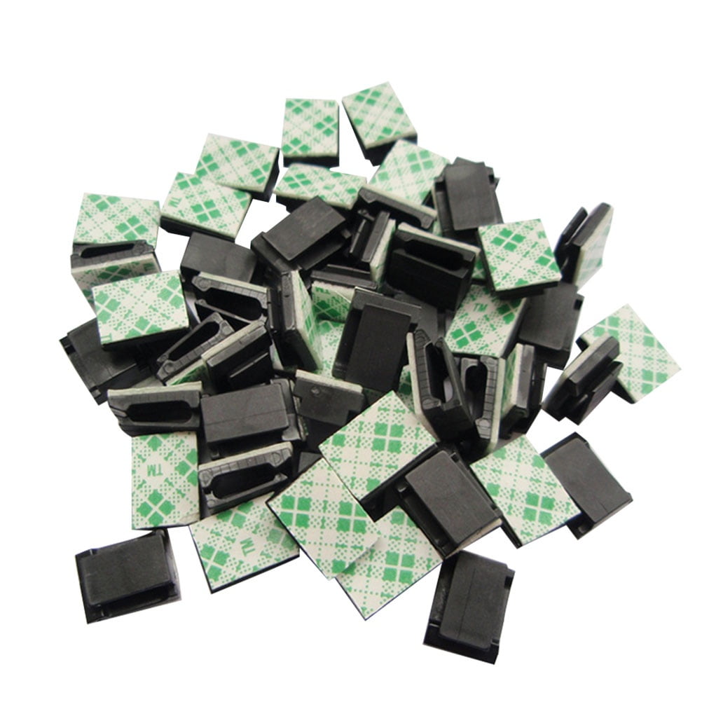 150 PCS Wire Finishing Clip Mold-resistant Cable Clips Black Cord ...