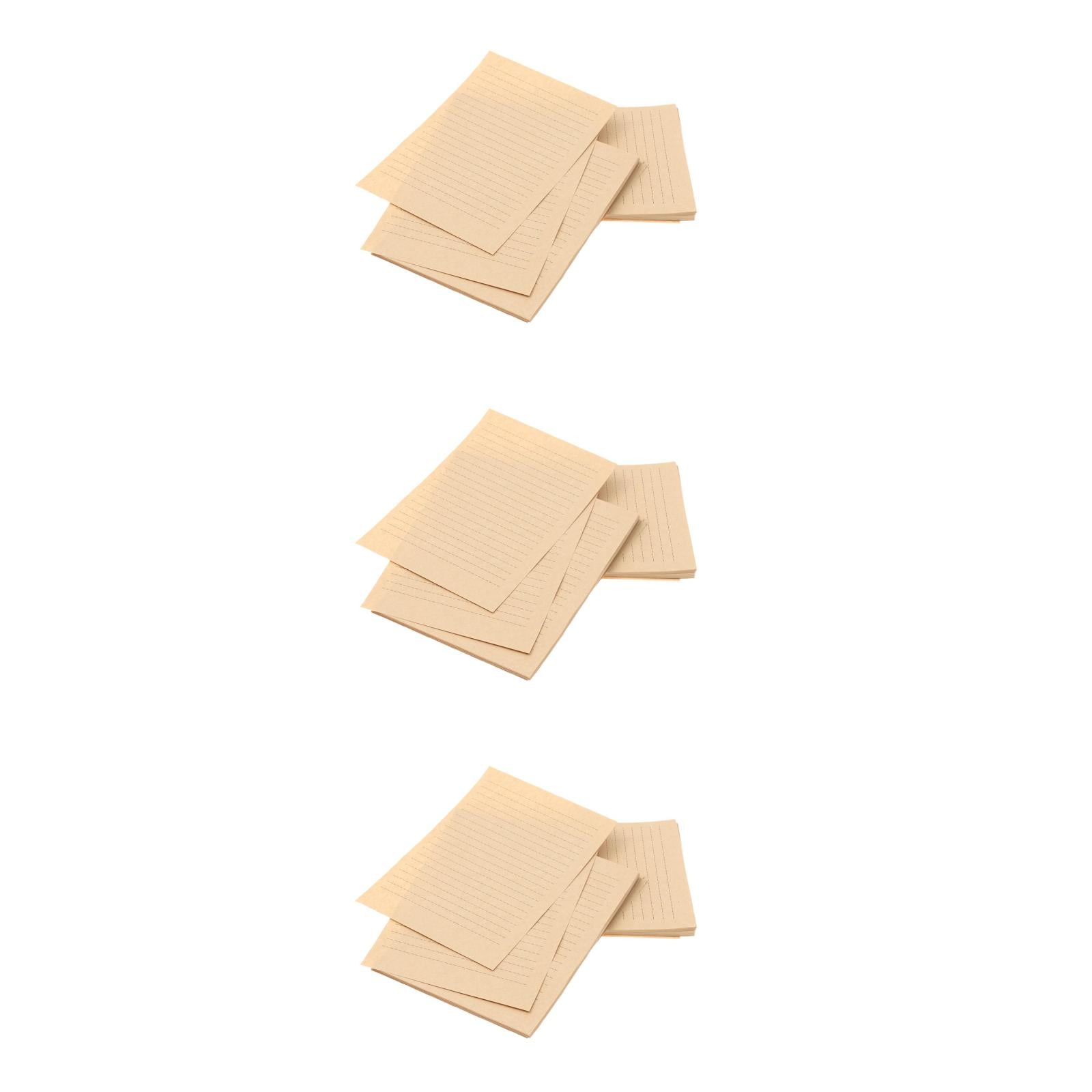 HOMEMAXS 150 Sheets Stationery Paper Vintage Kraft Lined Writing Paper ...