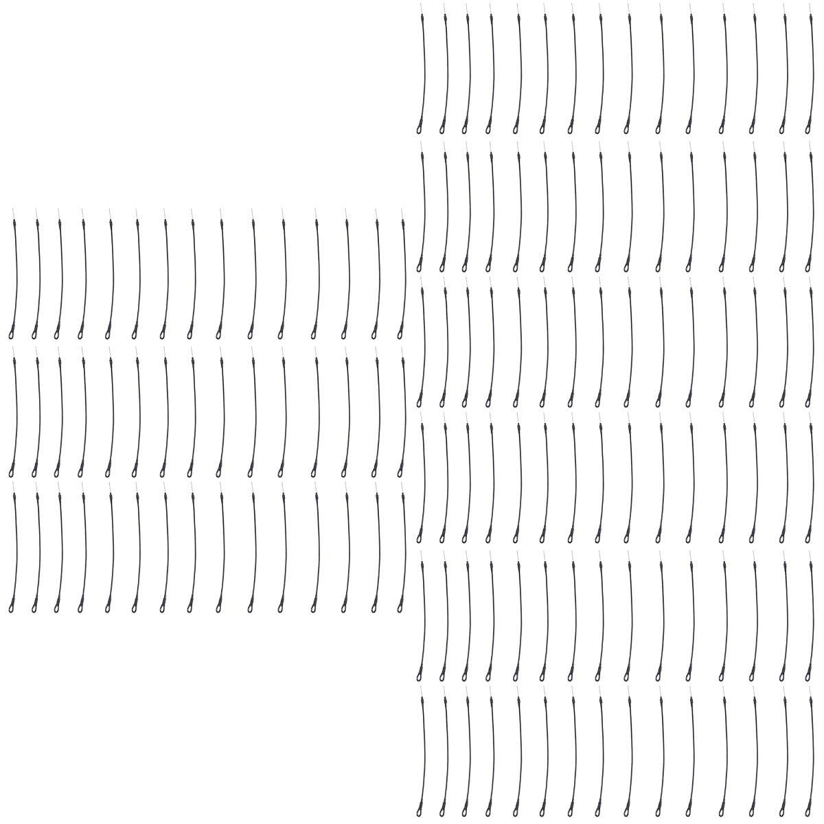 HOMEMAXS 150 pcs Security Lanyard Wire Loop To Pin Hanging Clothes ...