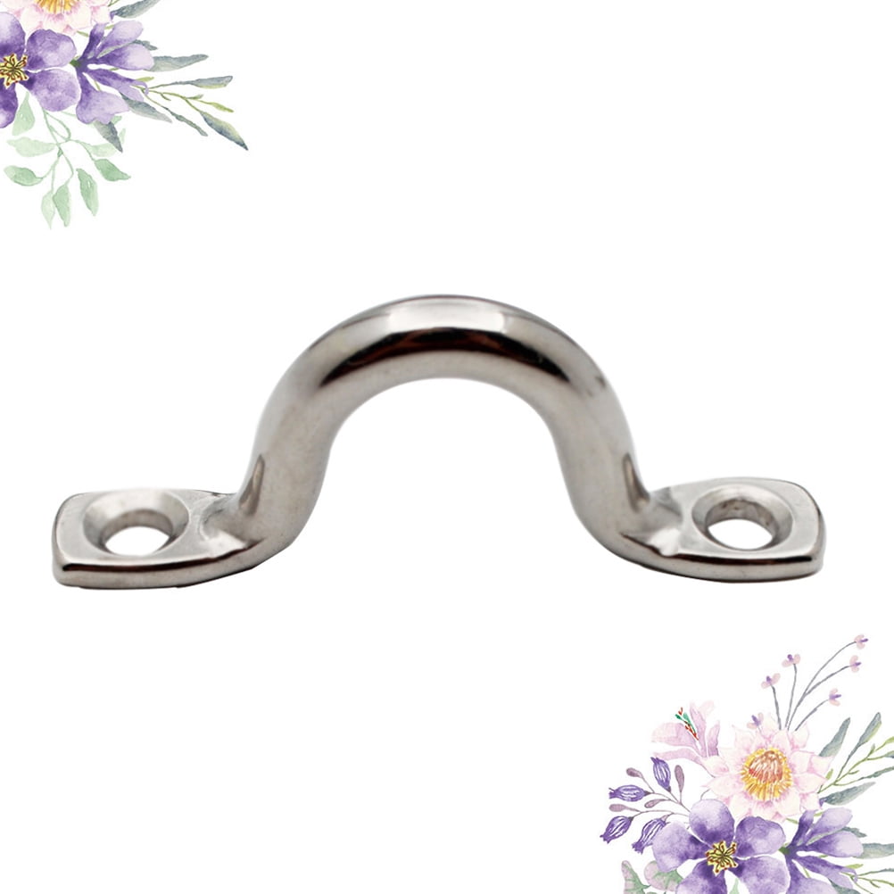HOMEMAXS 15pcs Kayak Eye Straps Stainless Steel U-Shaped Deck Boat Eye ...