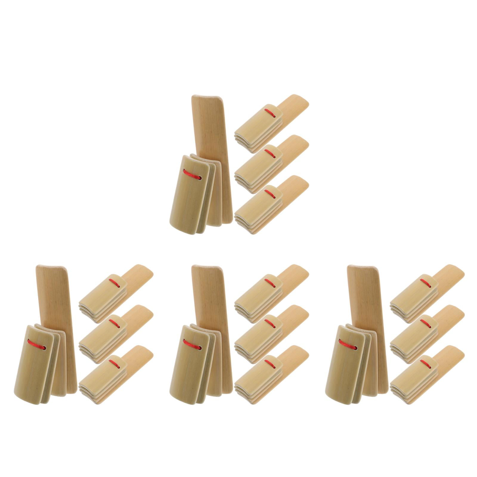 HOMEMAXS 16 PCS Clappers Traditional Clappers Chinese Kuaiban Bamboo ...