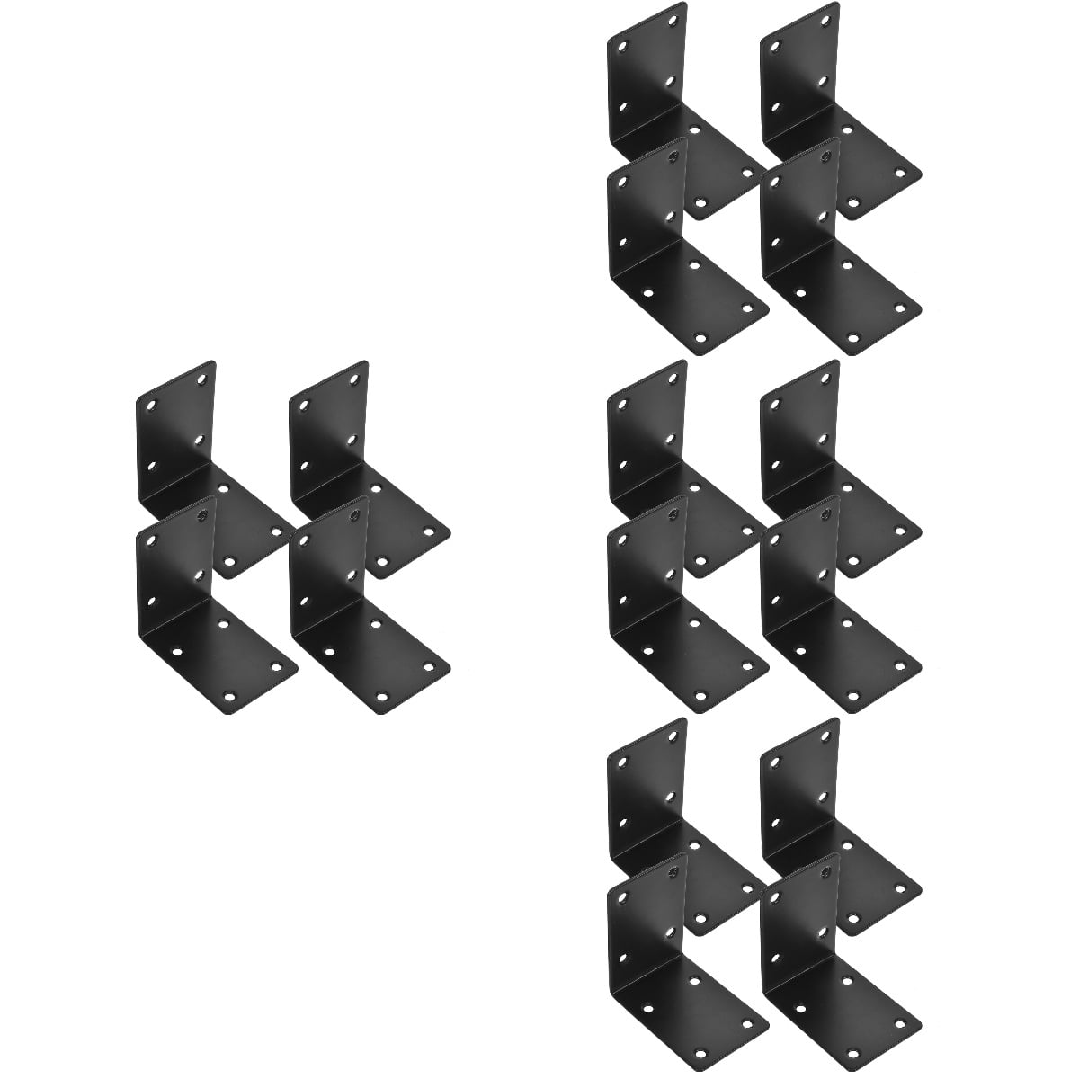 HOMEMAXS 16 Pcs Angle Stainless Steel L Brackets L Shelf Brackets ...