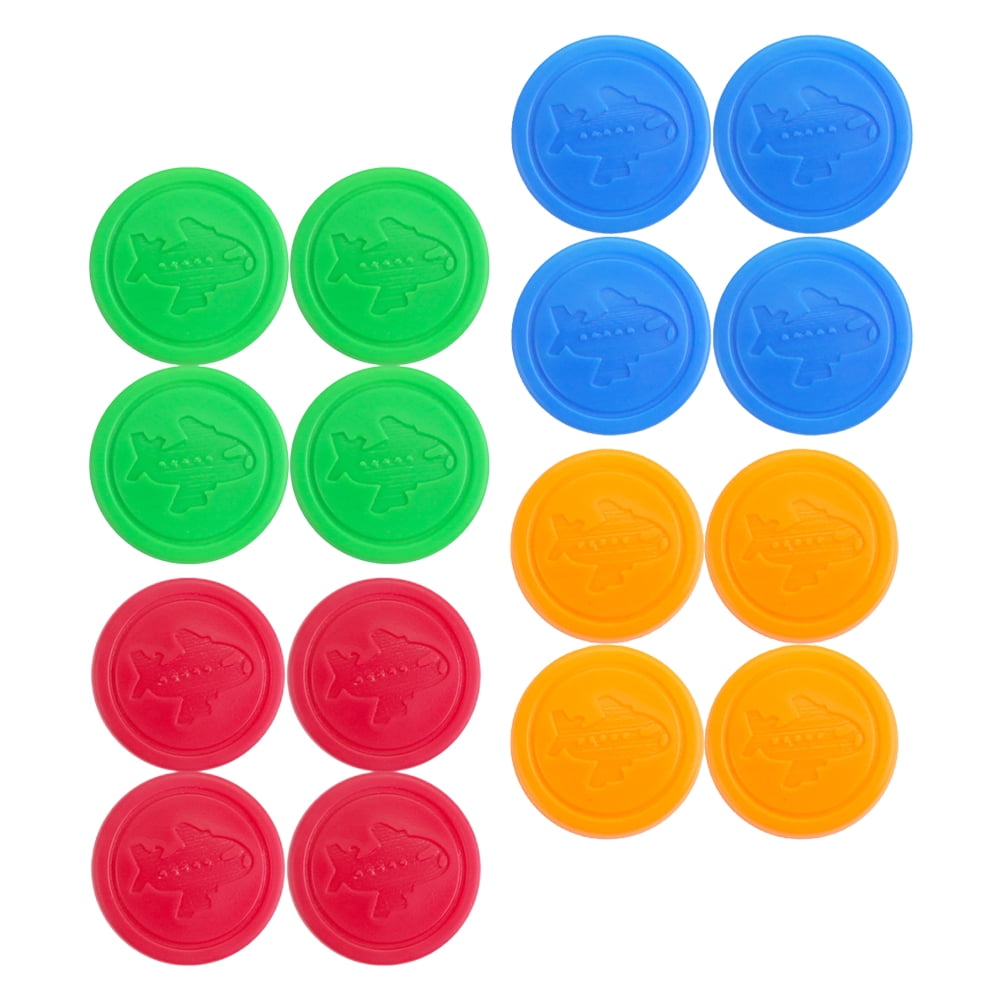 HOMEMAXS 16 Pcs Chess Ludo Board Game Token Flying Pieces Child ...