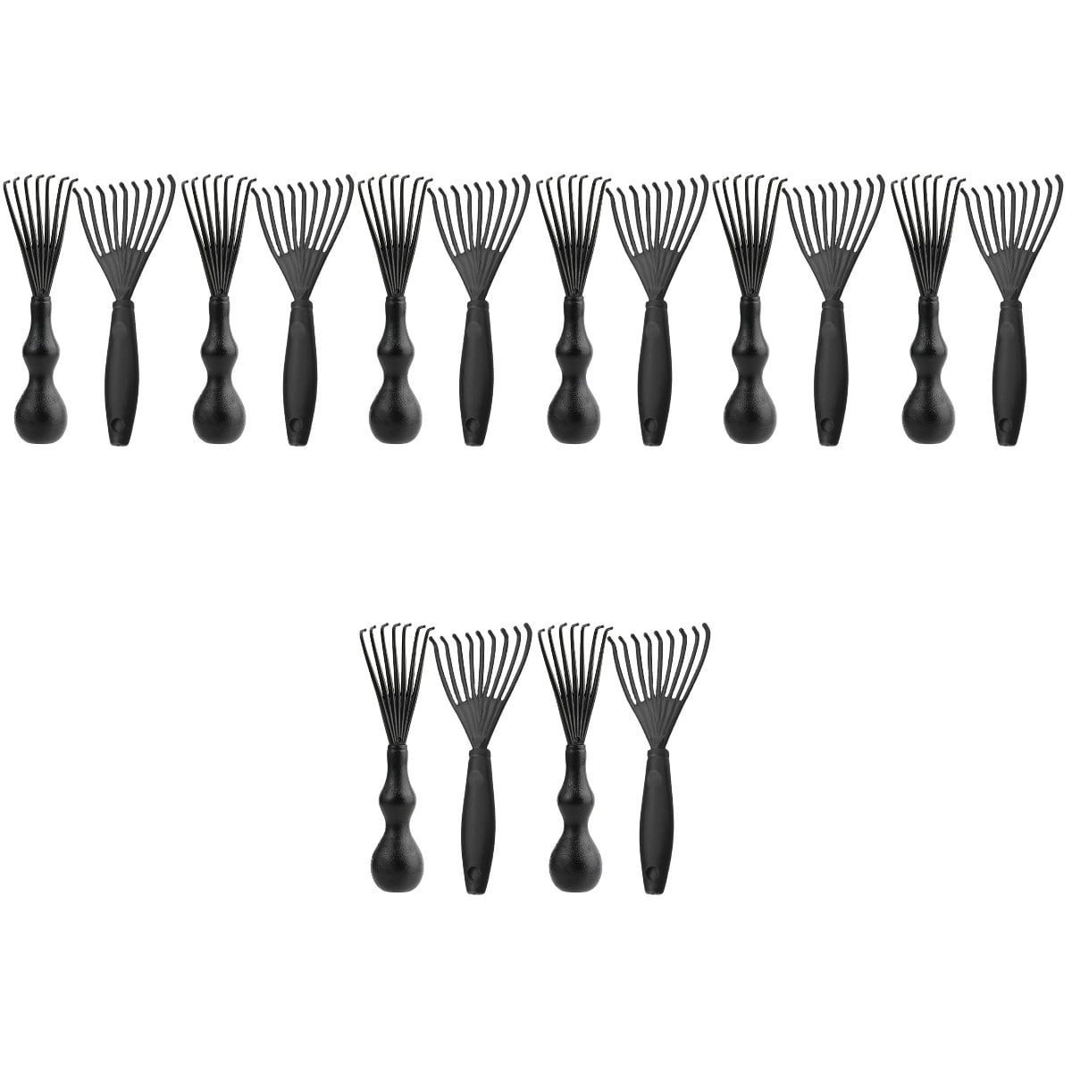 HOMEMAXS 16 Pcs Comb Cleaner Hair Removal Brush Tool Scalp Cleaning ...