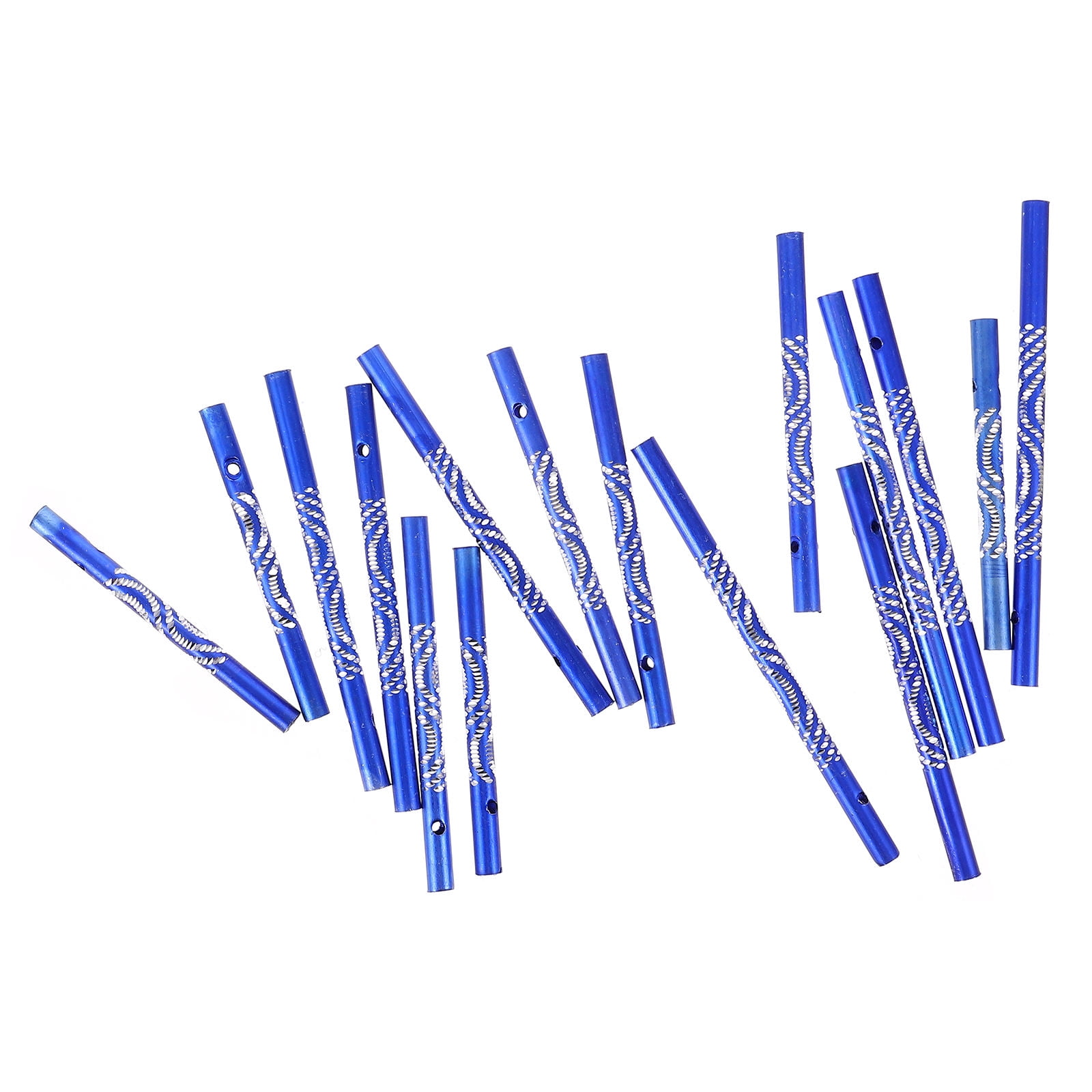 HOMEMAXS 16 Pcs DIY Wind Chime Square Aluminum Tubing Tubes Bulk Child ...