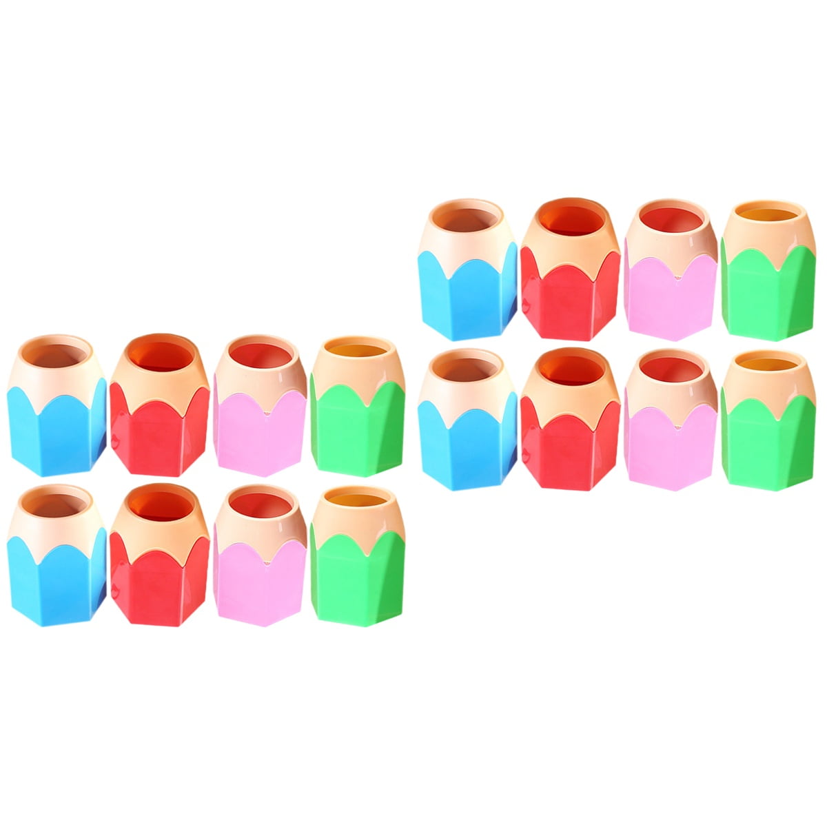 HOMEMAXS 16 Pcs Desktop Pen Holders Cartoon Pen Organizers Pencil ...
