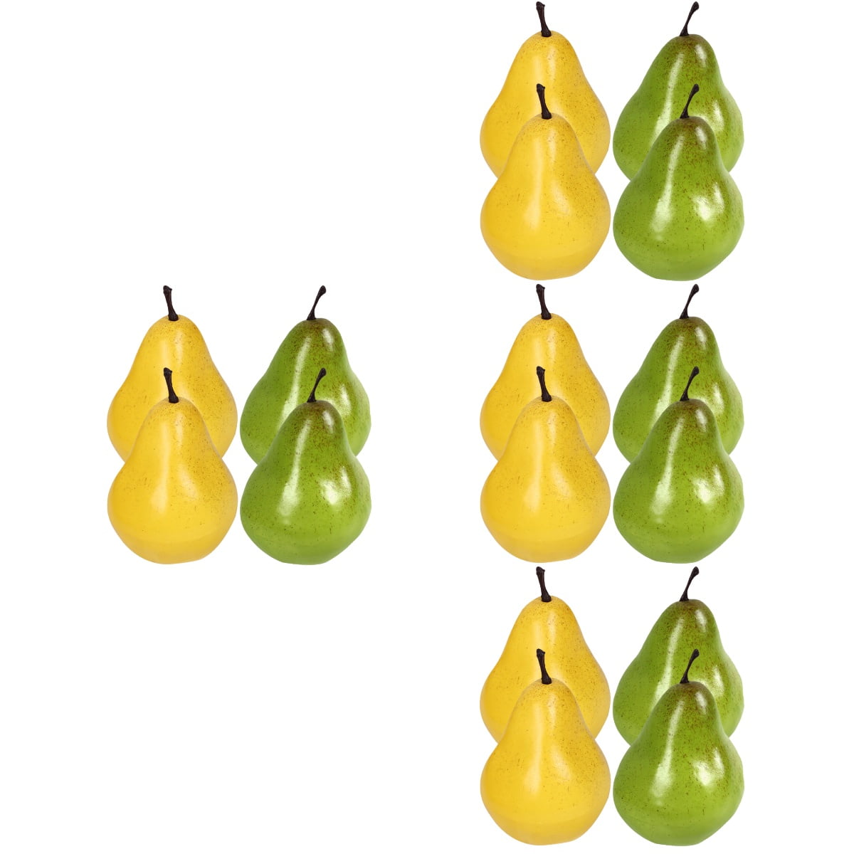 16 Pcs Fake Pear Artificial Fruits Model Lifelike Pear Prop Vivid Pear ...