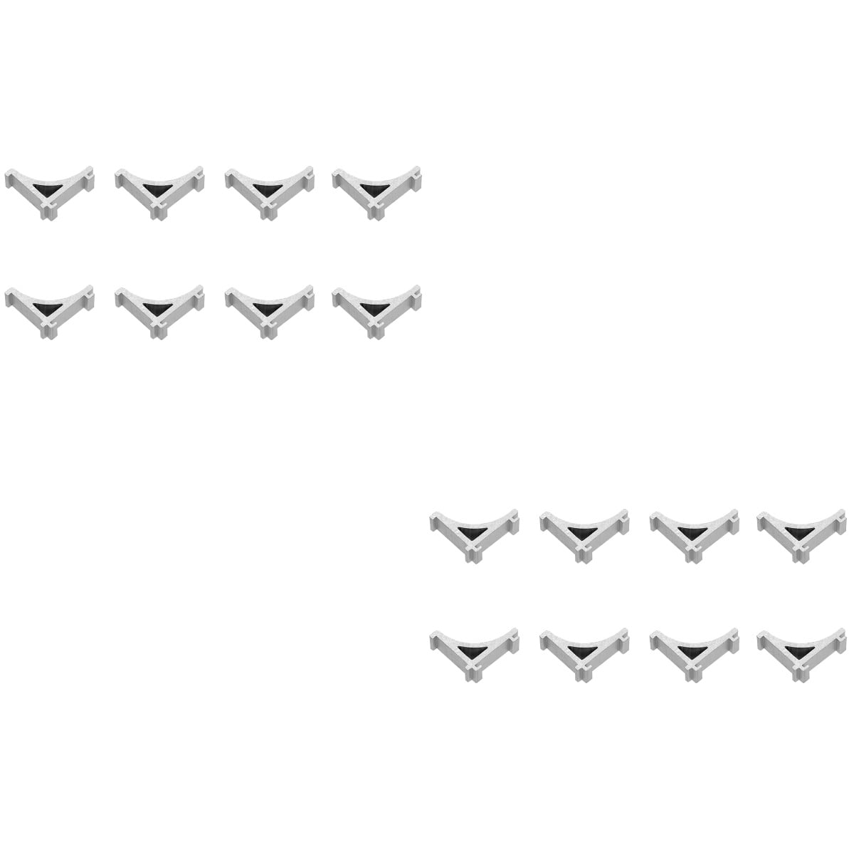 HOMEMAXS 16 Pcs Freezer Shelf Clips Refrigerator Support Hooks Cooler ...