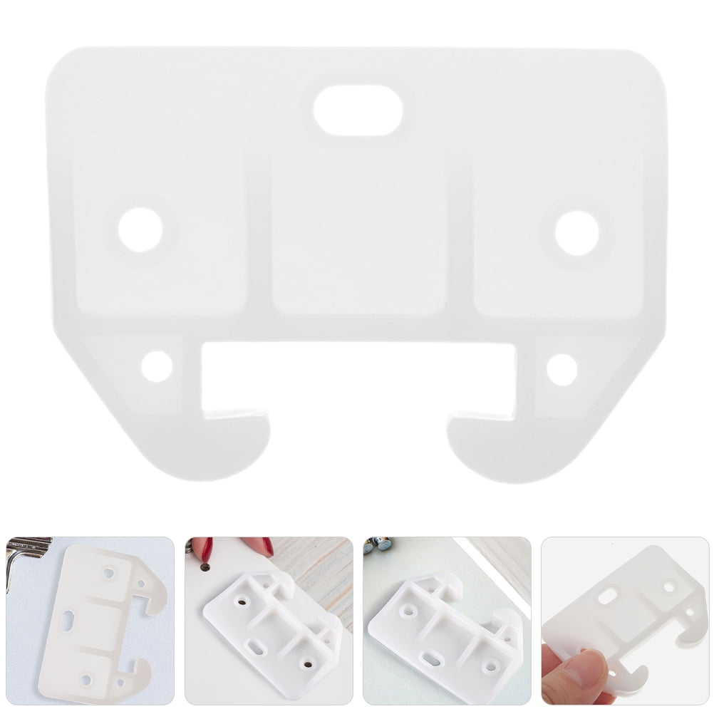 HOMEMAXS 16 Pcs Kitchen Drawer Runners Wardrobe Track Guides Plastic ...