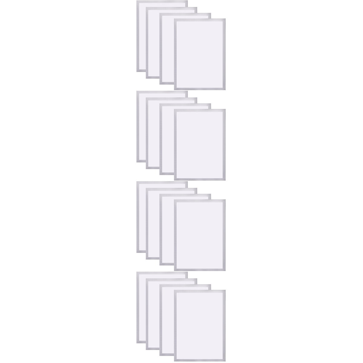 HOMEMAXS 16 Pcs Magnetic Picture Frames Self Adhesive Photo Frames For ...