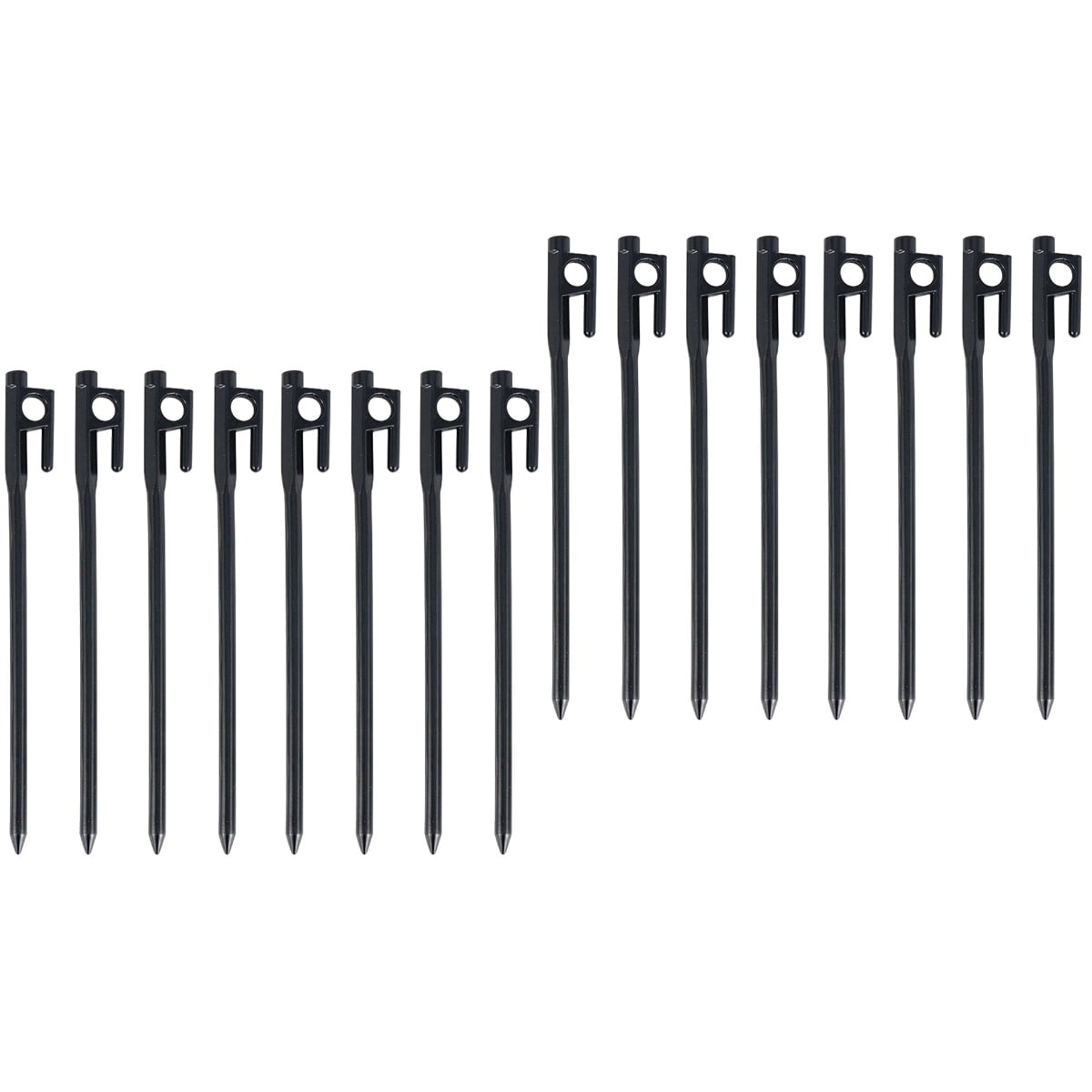 HOMEMAXS 16 Pcs Tent Stakes Camping Stakes Awning Rope Fixing Nails ...