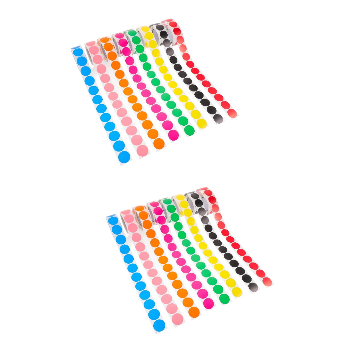 HOMEMAXS 16 Rolls of Dot Stickers Label Dot Stickers Colored Coding ...