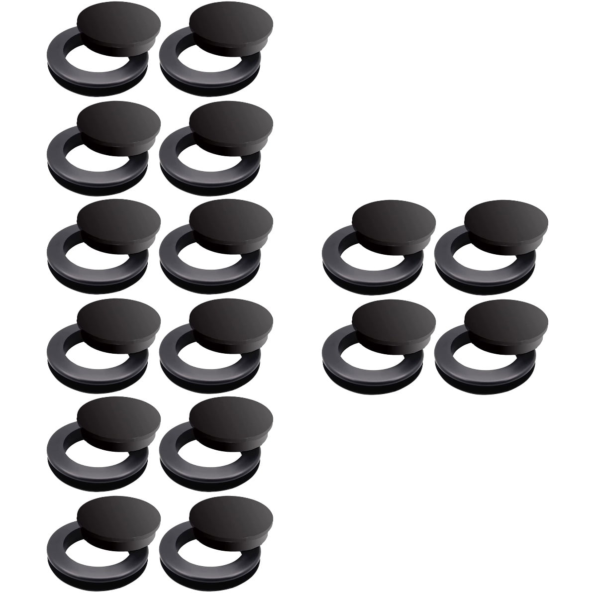 HOMEMAXS 16 Sets of Outdoor Silicone Umbrella Hole Rings with Caps ...