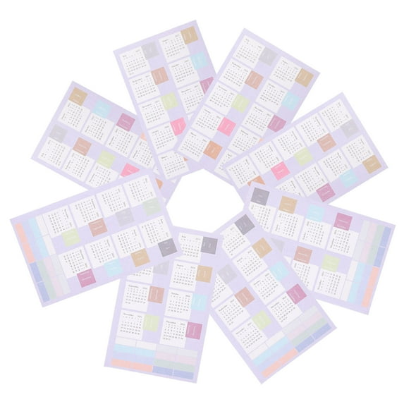 HOMEMAXS 16 Sheets Calendar Stickers Schedule Date Sticker Month ...