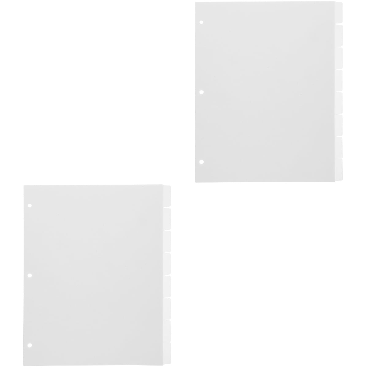 HOMEMAXS 16 Sheets Page Dividers Binder Book Dividers Detachable Binder ...