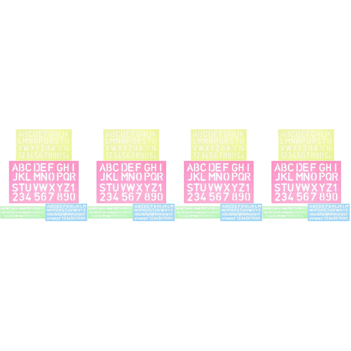 HOMEMAXS 16 pcs Alphabet and Number Tracing Board Letters Practicing ...