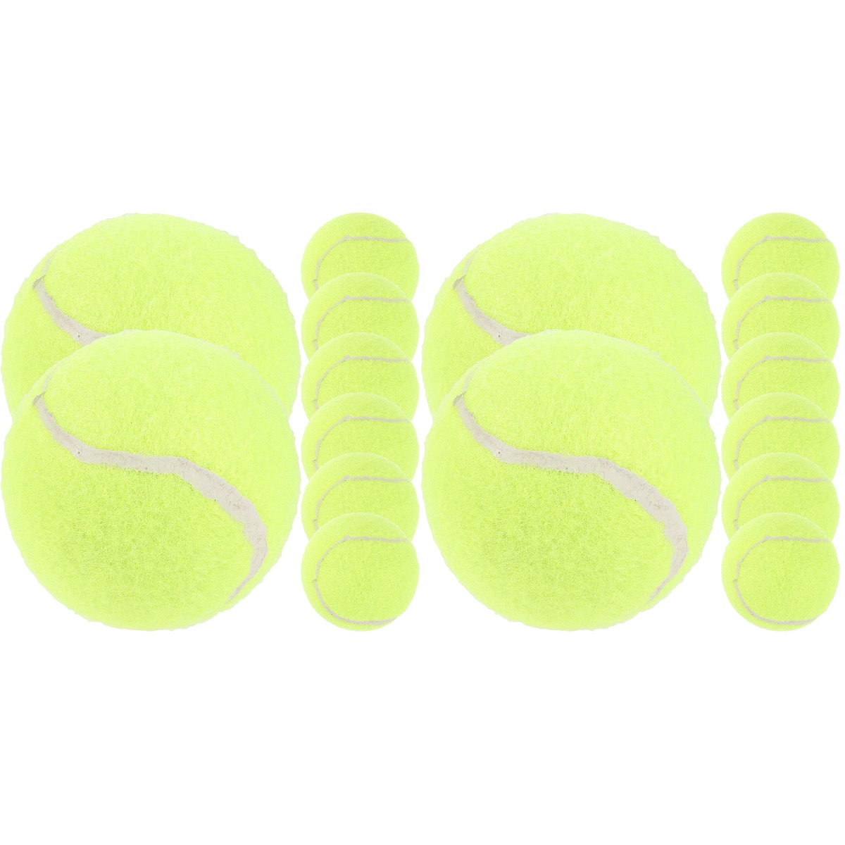 HOMEMAXS 16 pcs Beginner Training Tennis Balls Dog Throwing Balls Dog ...
