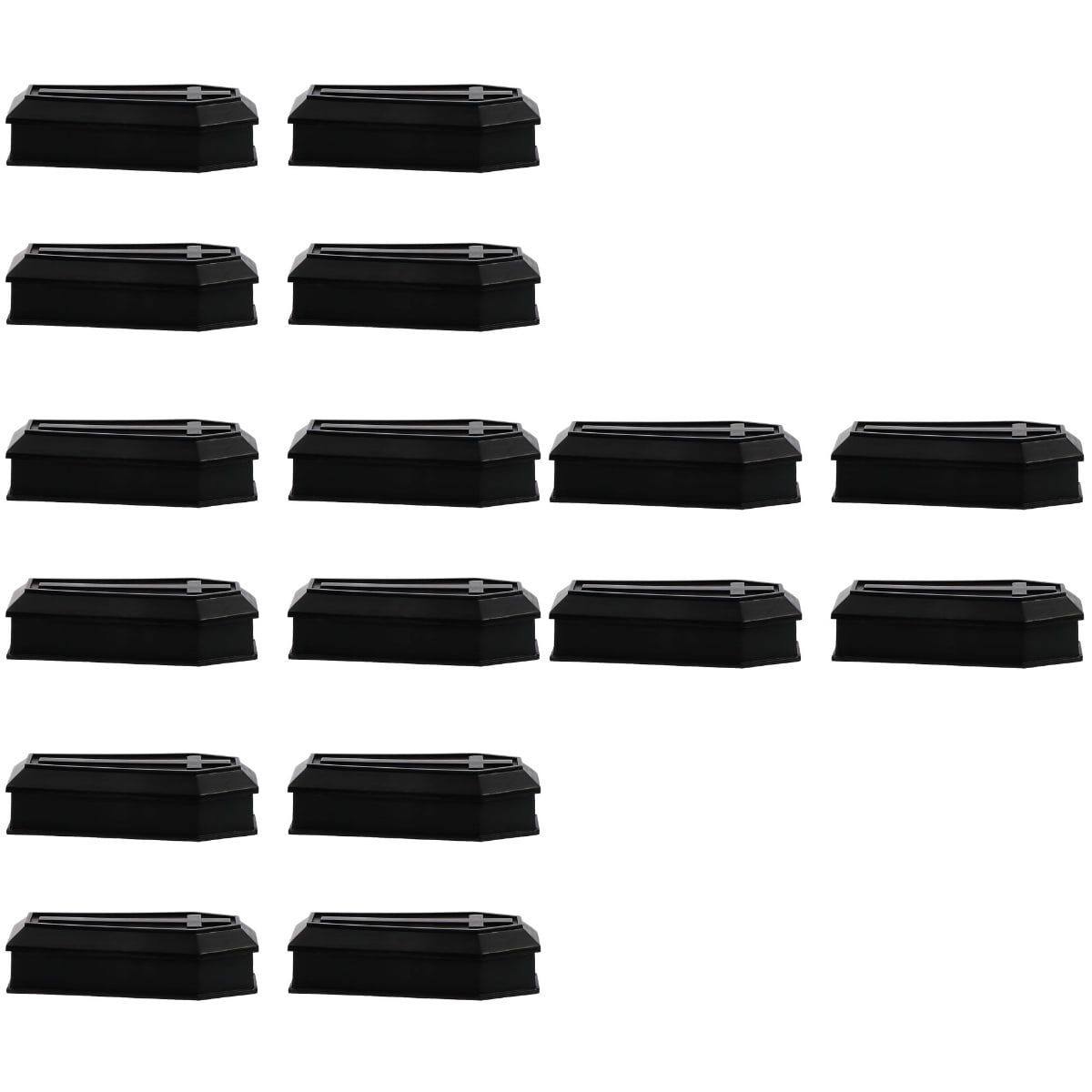HOMEMAXS 16 pcs Black Coffin Box Coffin Treat Candy Box Creative Lidded ...