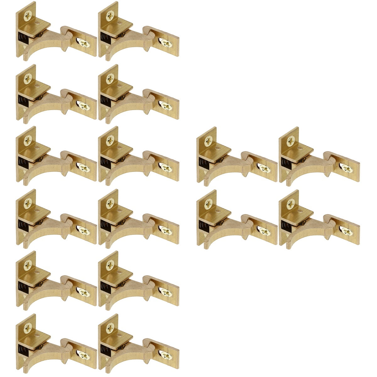 16 pcs Cabinet Latch Heavy Duty Elbow Window Catch Rv Drawer Latch And ...