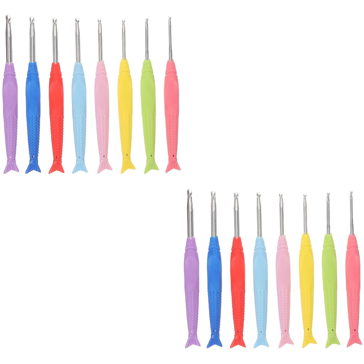HOMEMAXS 16 pcs Crochet Hooks for Knitting Handheld Crochet Hooks Yarn ...