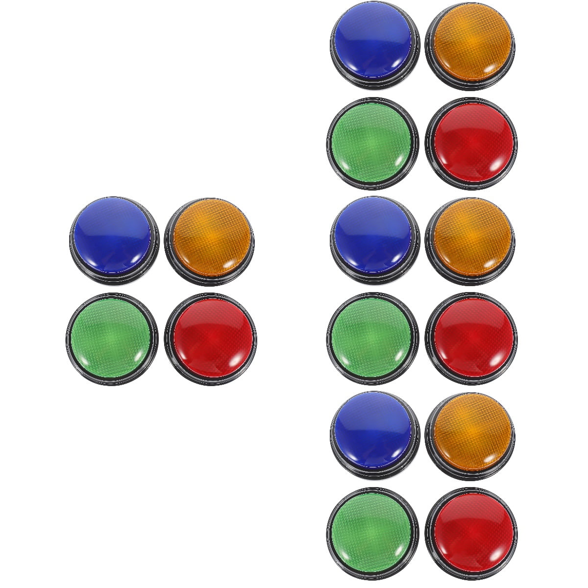 HOMEMAXS 16 pcs Game Button Party Answer Button Game Answer Buzzers ...