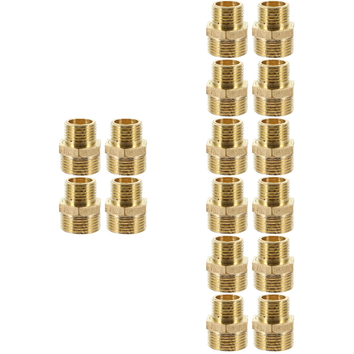 HOMEMAXS 16 pcs Garden Hose Coupler High Pressure Hose Connector 1/2 ...