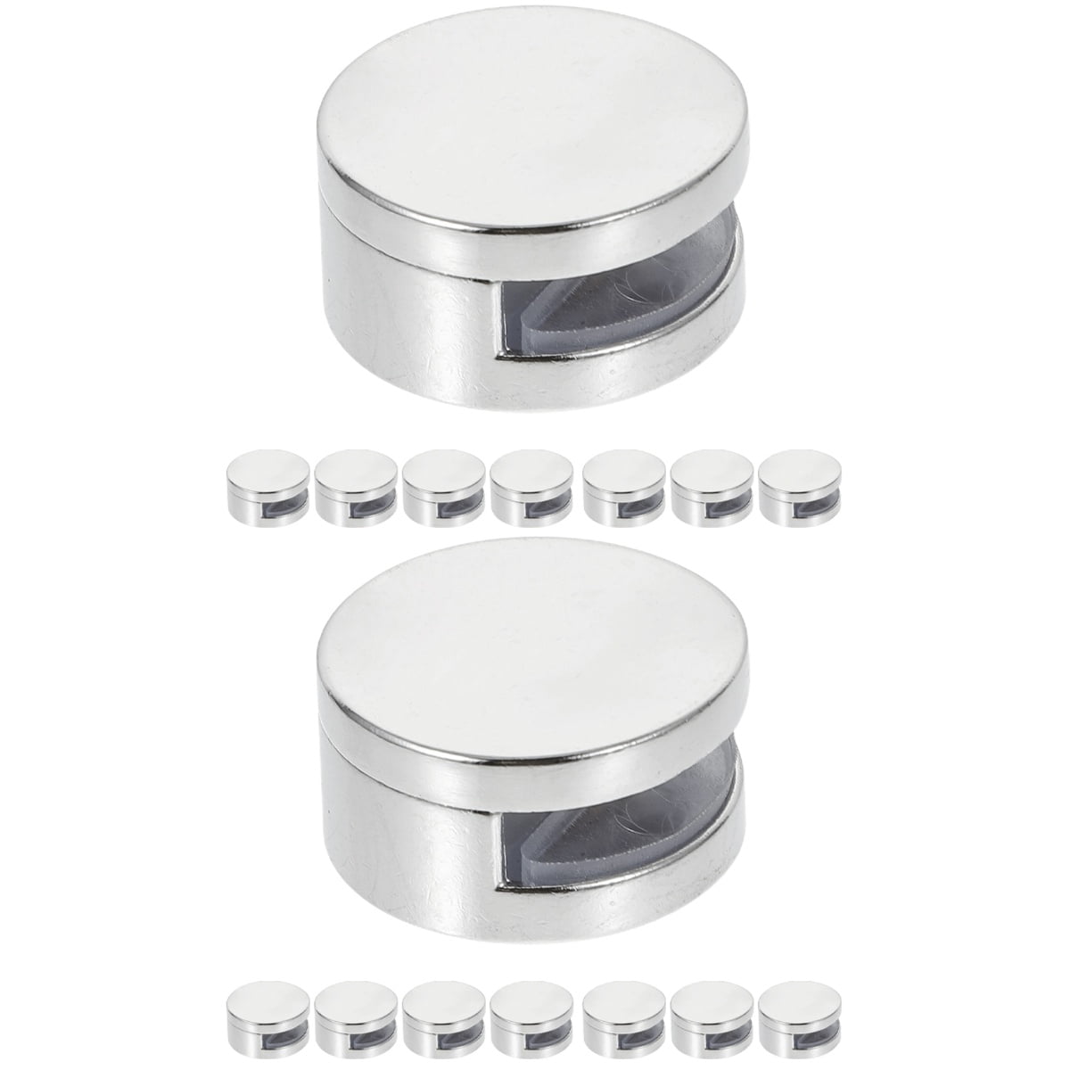 HOMEMAXS 16 pcs Heavy Duty Mirror Clips for Wall Glass Clamp Glass ...