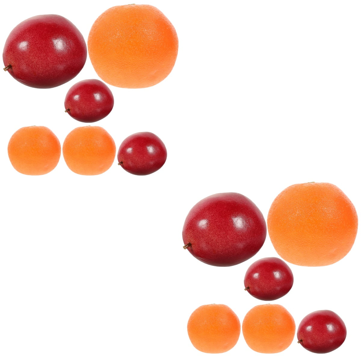 HOMEMAXS 16 pcs Lifelike Fruits Adornments Fake Fruits Props Artificial ...