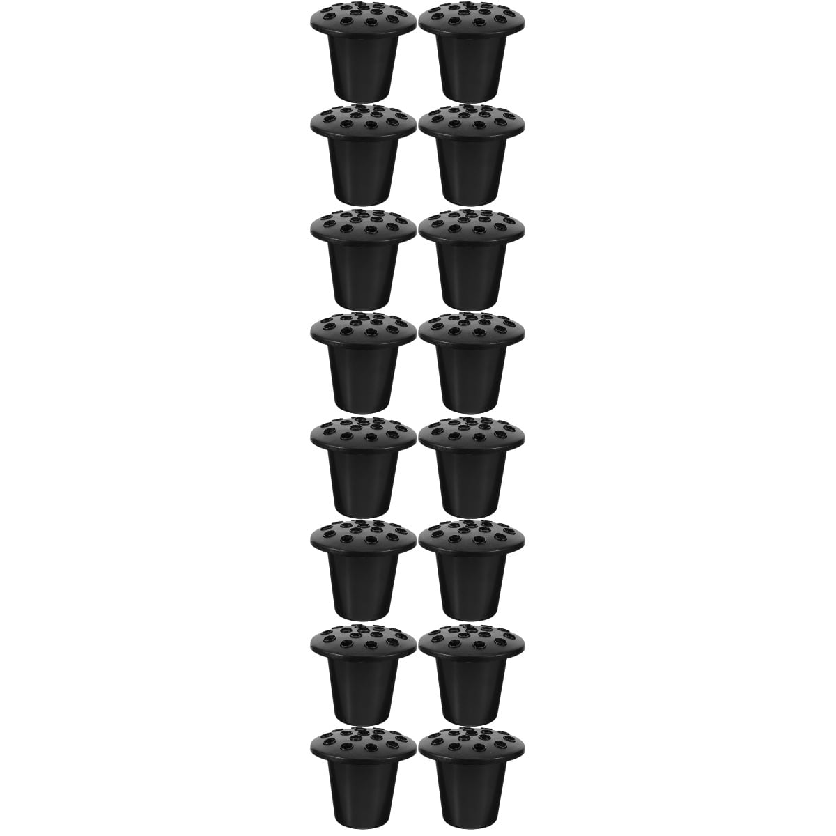 HOMEMAXS 16 pcs Memorial Vase Cemetery Grave Flower Holder 16-hole ...