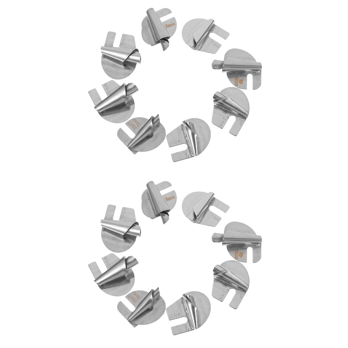 HOMEMAXS 16 pcs Metal Hemmers Foot Small Sewing Machine Binder ...