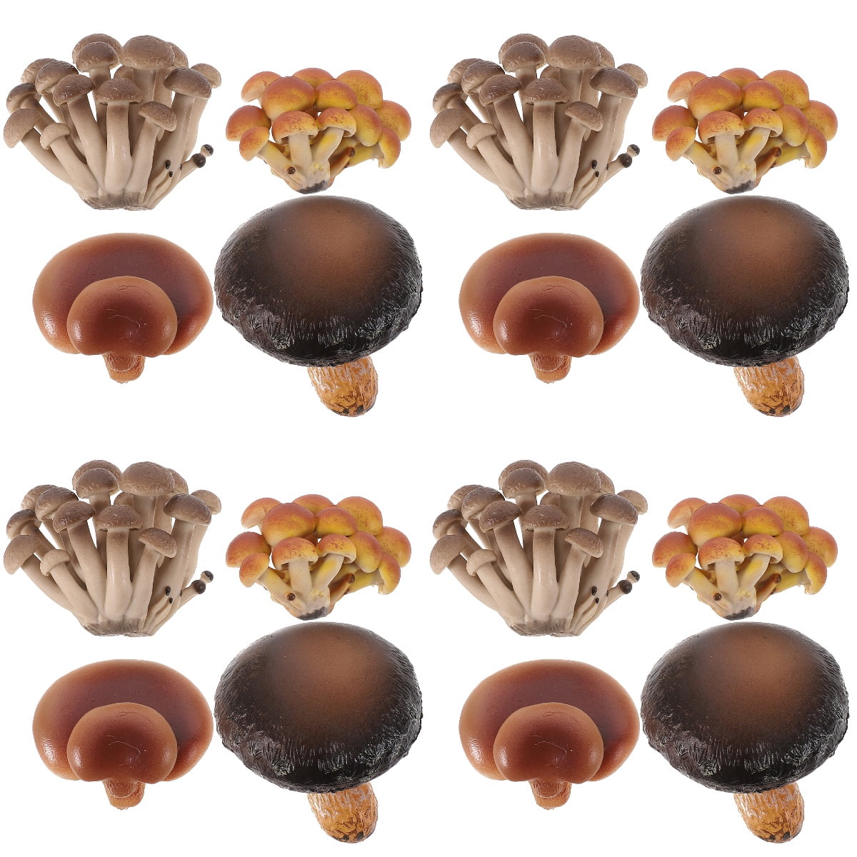 HOMEMAXS 16 pcs Mushroom Growing Cycle Toy Plastic Agaric Model Toy ...