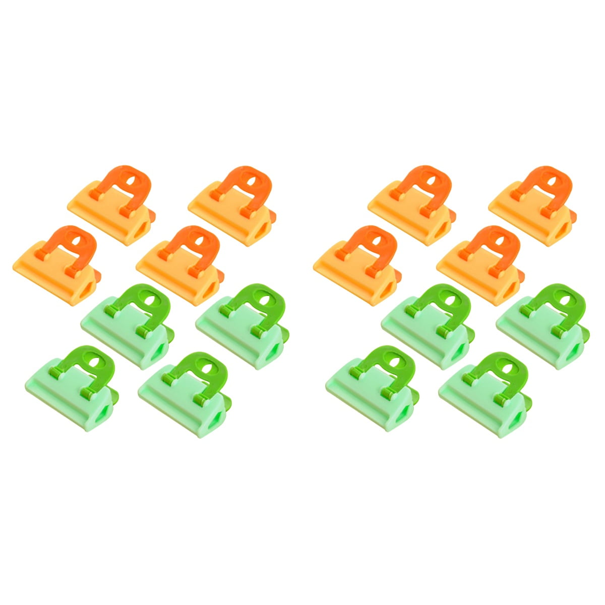 HOMEMAXS 16 pcs Plastic Bag Clips Sealing Clips for Snack Opened and ...