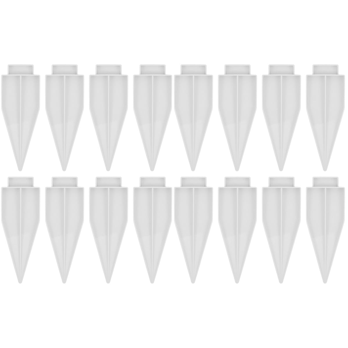 HOMEMAXS 16 pcs Plastic Fence Plugs Anti-tipping Garden Fence Support ...