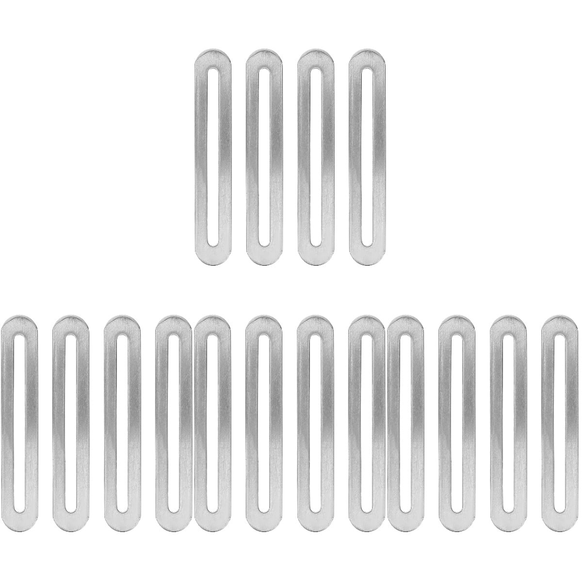 HOMEMAXS 16 pcs Stainless Steel Adjustable Flat Mending Plates Chair ...