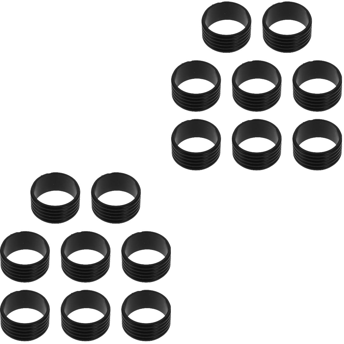 HOMEMAXS 16 pcs Tennis Racket Rings Tennis Racket Silicone Grips ...