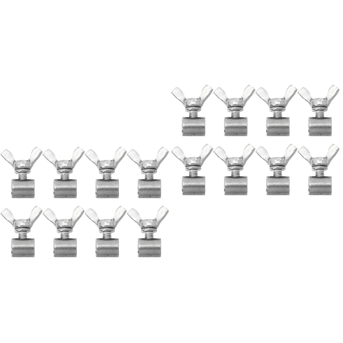 HOMEMAXS 16 pcs Wire Rope Cable Clip Stainless Steel Hand Screw Clamp ...