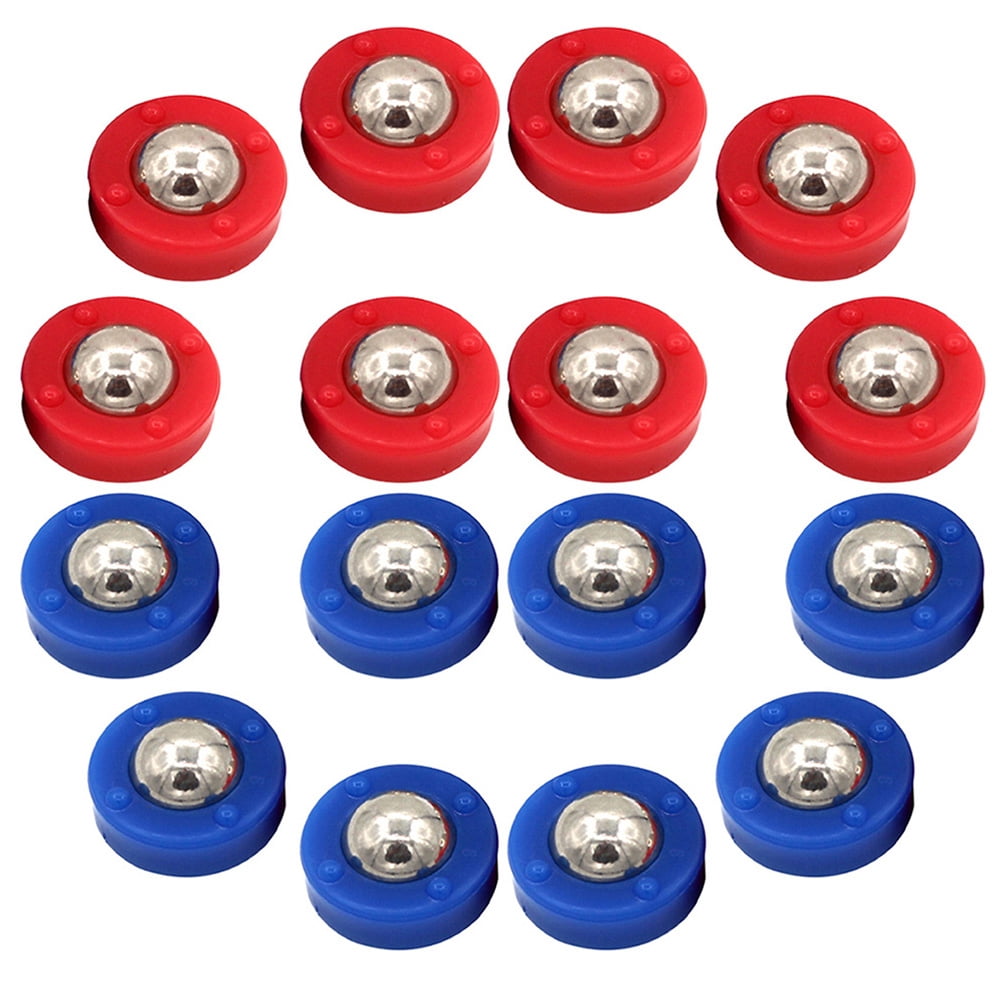 HOMEMAXS 16pcs Kids Party Tabletop Sliding Pucks Table Soccer Game ...