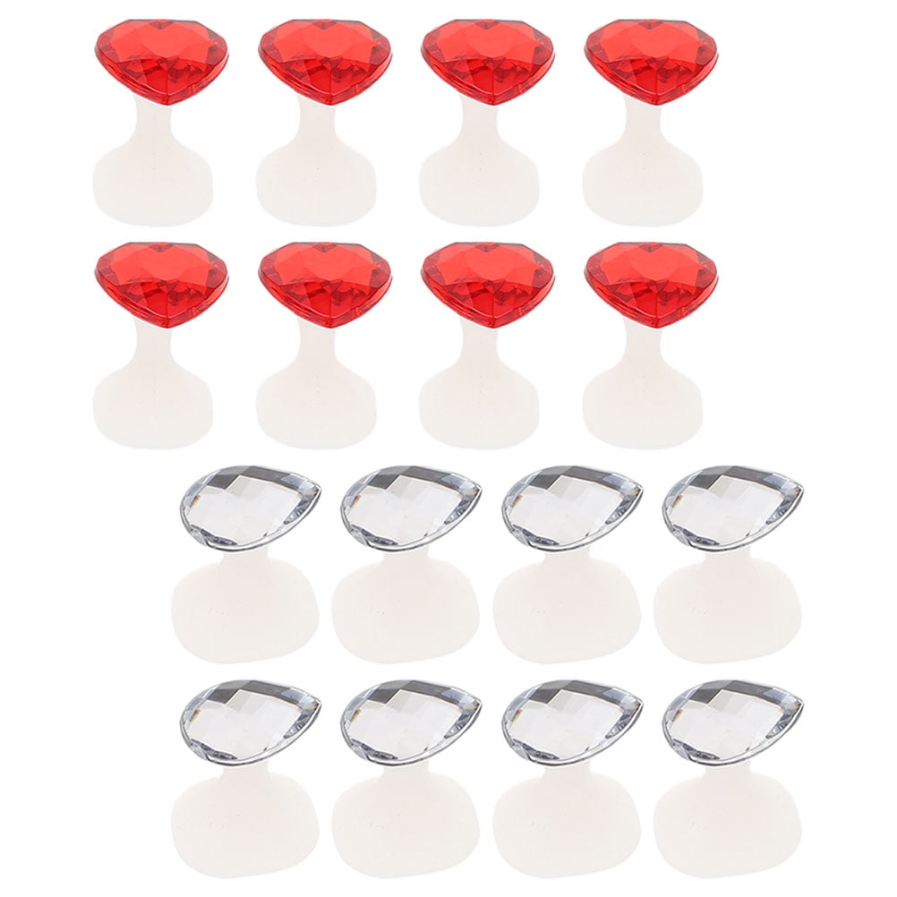 Silicone Toe Separators for Nail Art 16 Pieces Assorted Colors Tools ...