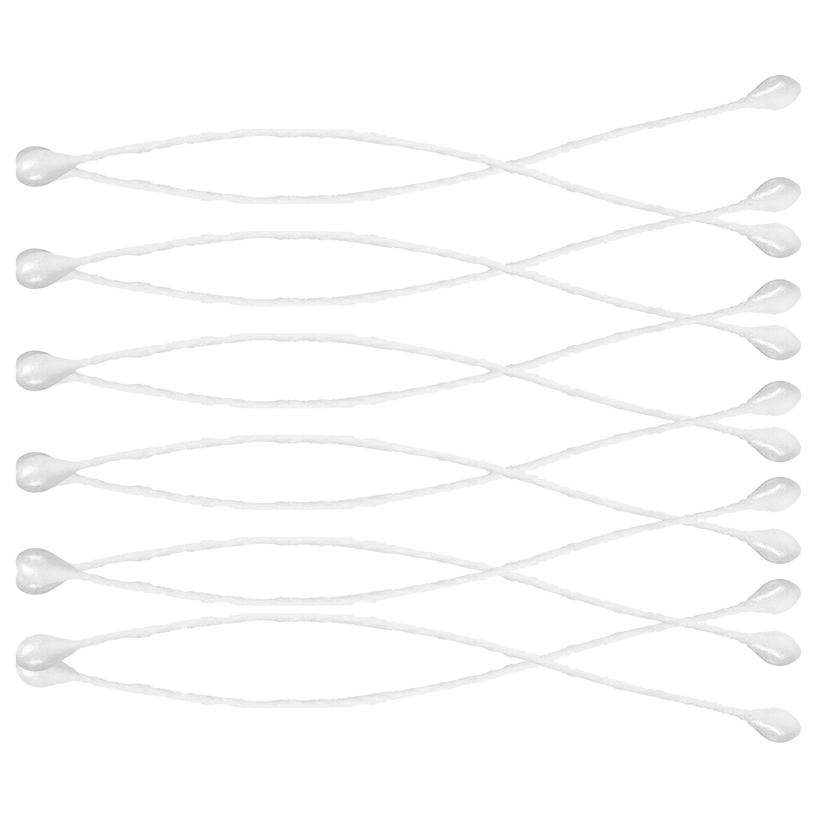 HOMEMAXS 170 Pcs Double Tipped Flower Buds Making Crafts Pearl White ...