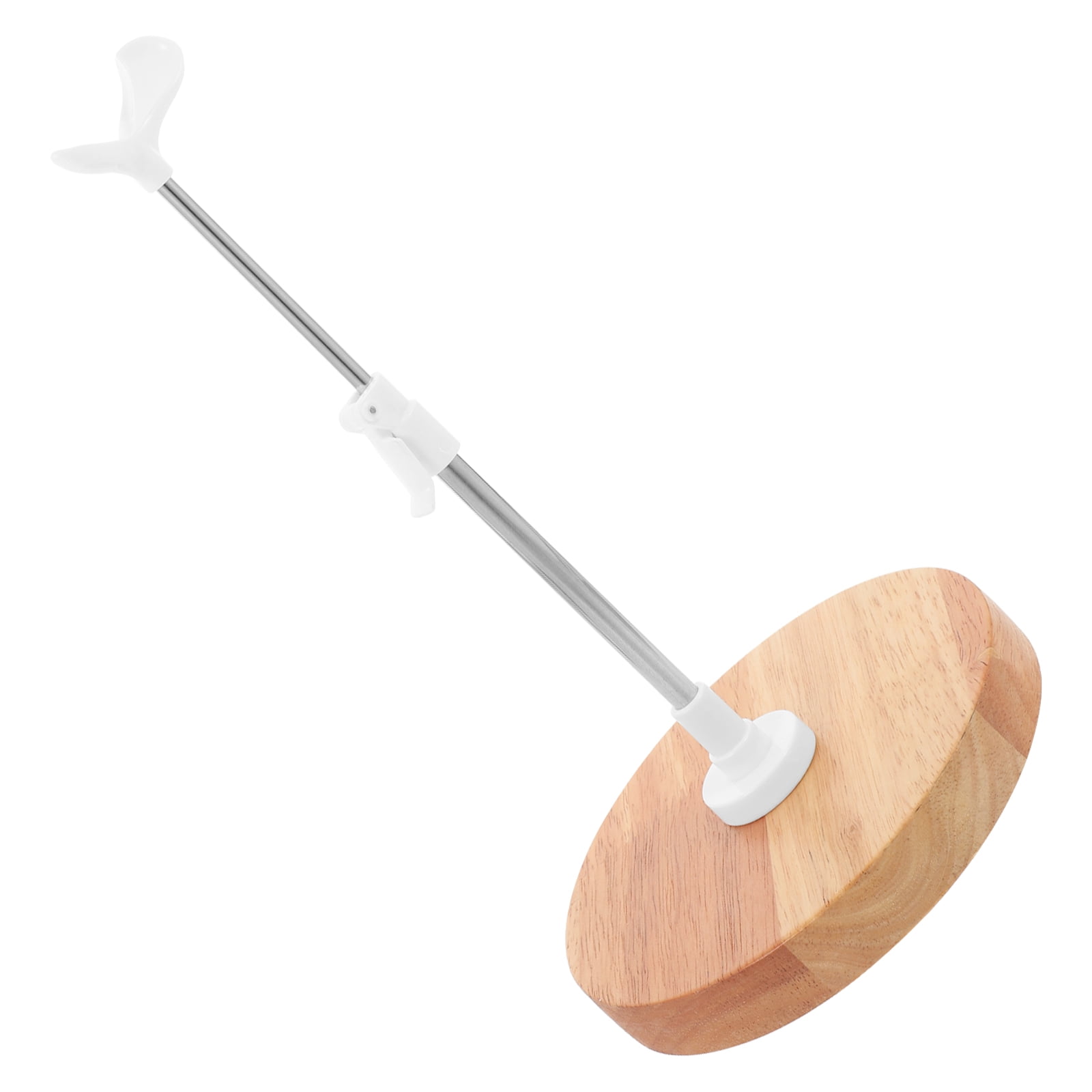 HOMEMAXS Wooden Doll Stand for Brown Portable and Adjustable for ...