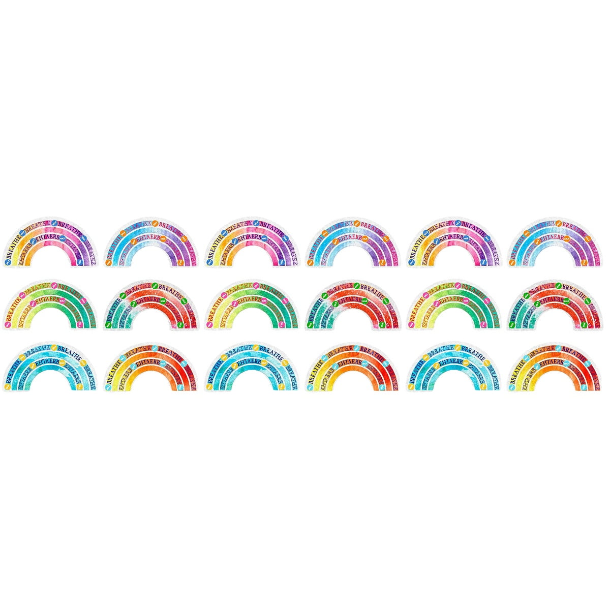 HOMEMAXS 18 Pcs Calm Down Sticker Sensory Stickers Sensory Rough ...