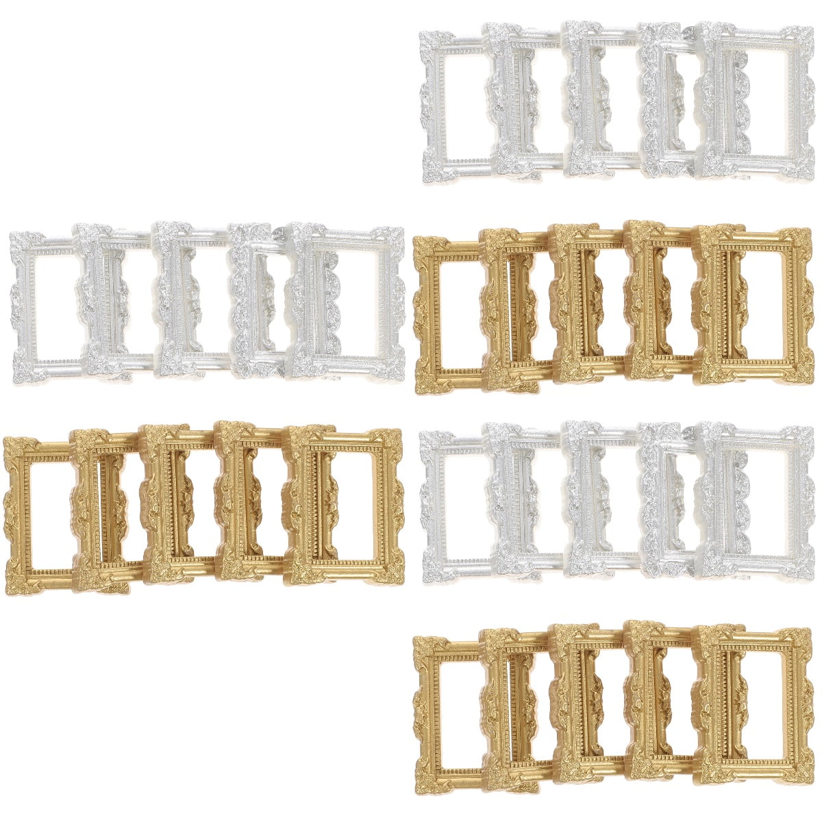 HOMEMAXS 18 Pcs Sticker Resin Photo Frame Cell Sticker Electronic ...