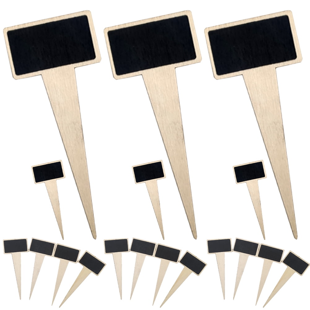 HOMEMAXS 18 Pcs Whiteboard Practical Chalkboards Plant Pot Sign ...