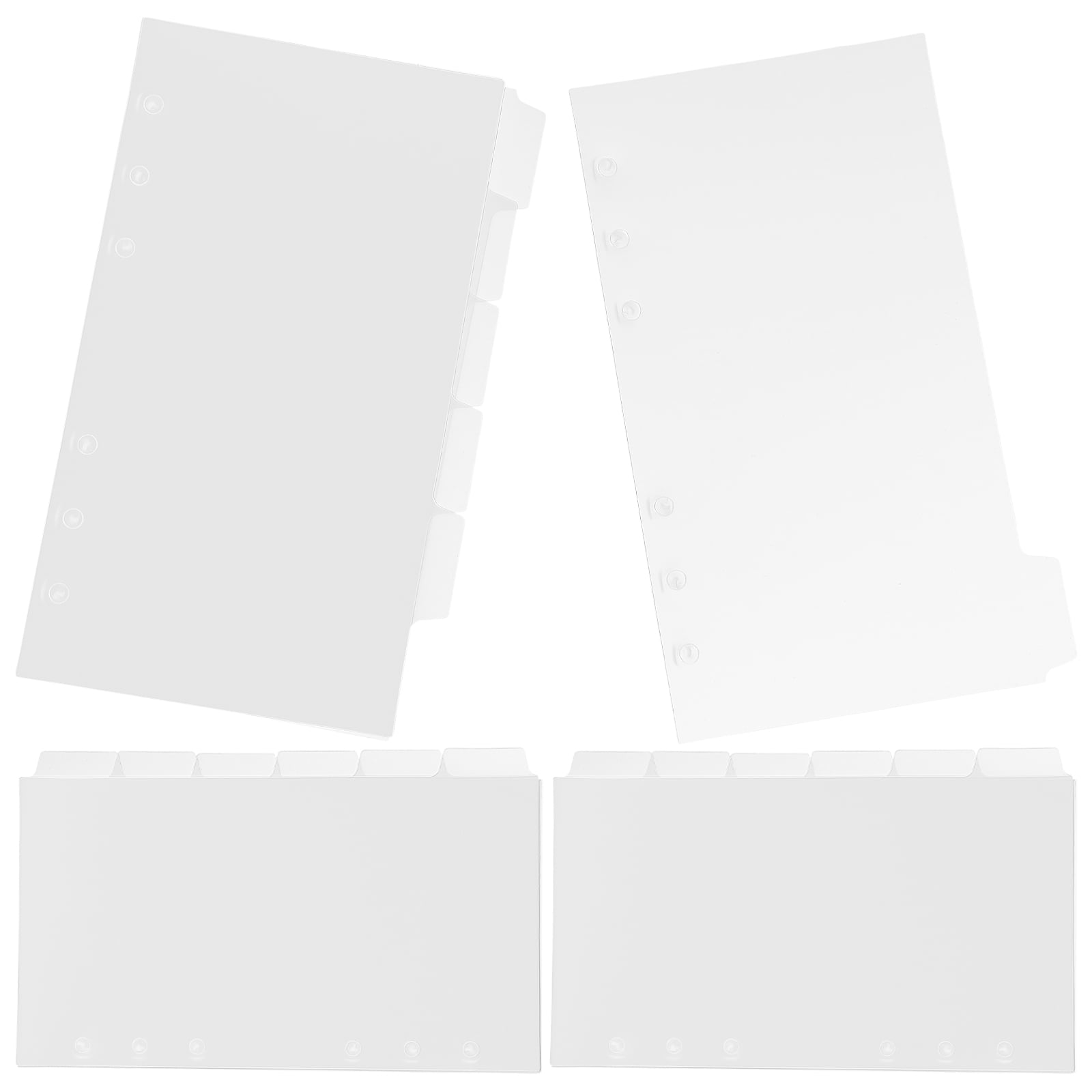 HOMEMAXS Transparent Binder Dividers for Notebook Organization with ...