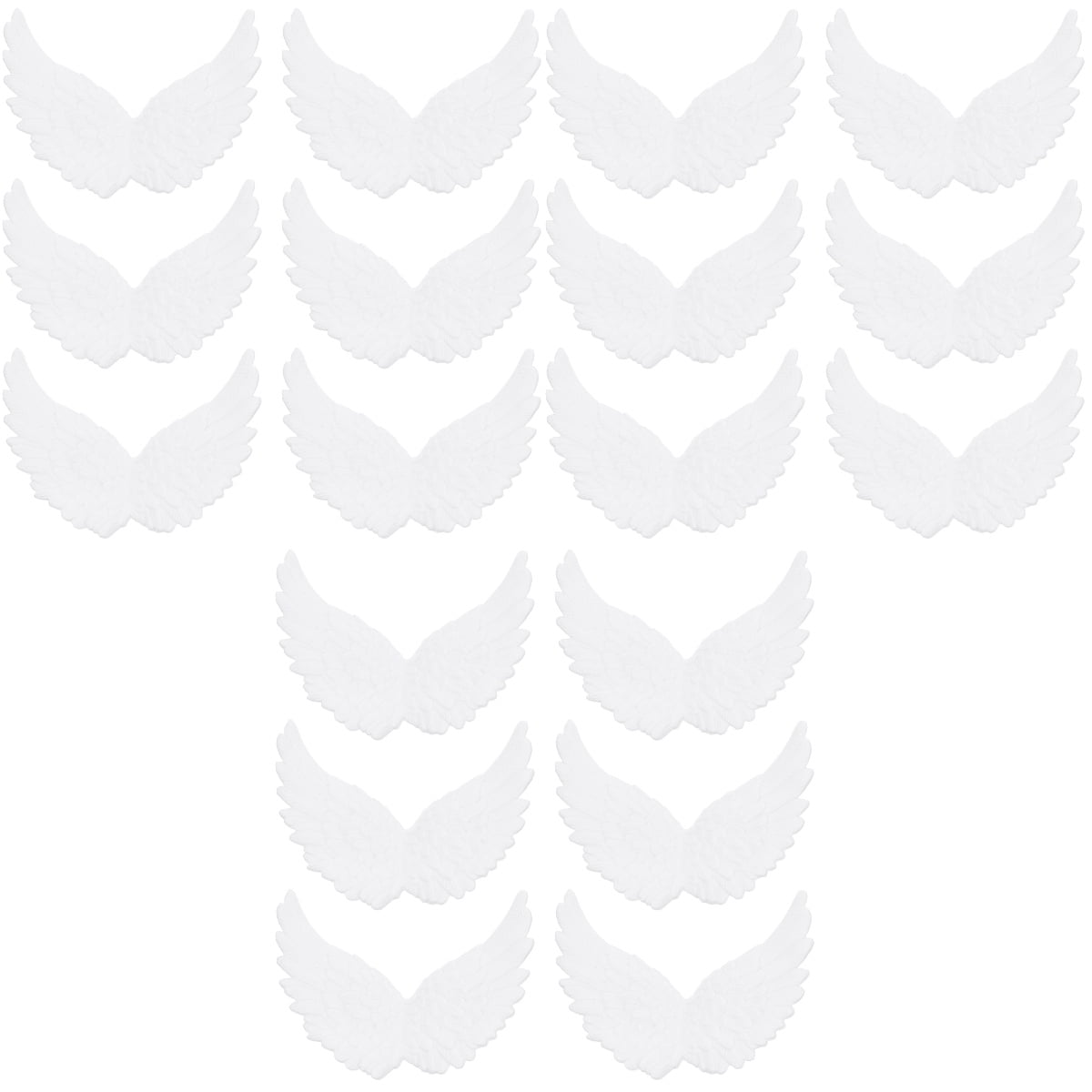HOMEMAXS 18 pcs Angel Wings Plastic Accessories DIY Props Christmas DIY ...